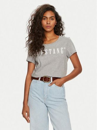 Mustang Jeans Mustang T-Shirt Alma 1013933 Grau Regular Fit