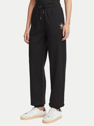 Guess Jogginghose W6BB37 K6898 Schwarz Relaxed Fit