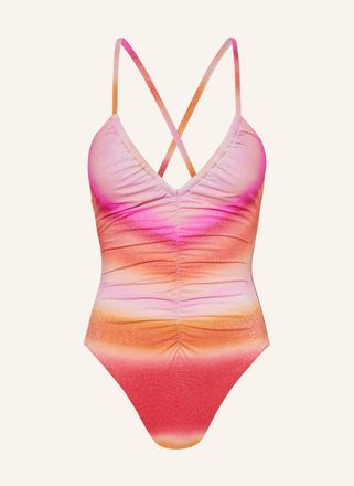 Seafolly Badeanzug Spectrum Mit Glitzergarn pink