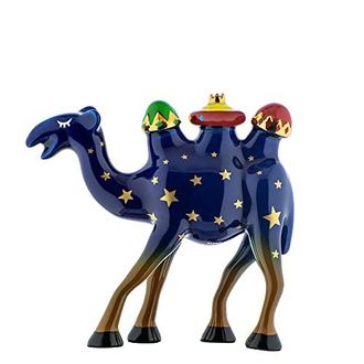 Alessi Trino AGJ01 11 - Figurine Design pour Cr&egrave;che Trino, en Porcelaine et D&eacute;cor&eacute;e &agrave; la Main, Multicolore
