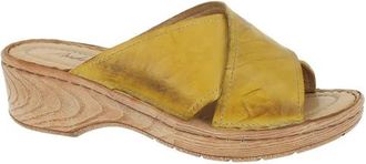 Andrea Conti Mules pour Femme, Citron, 36 EU