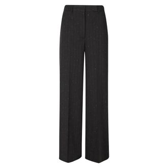 Ermanno Scervino Nadelstreifen Anzughose - - Trousers - Damen - Grau - XS