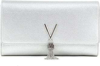 Valentino Divina Lady Clutch Argento