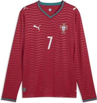 Puma Maillot manches longues version Player Home Portugal 2026 Homme, Accessoires, Rouge, 3XL