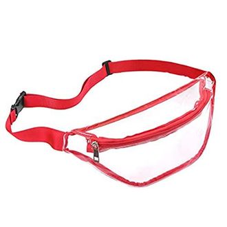 Generic Sac &agrave; bandouli&egrave;re pour sac d&eacute;cole mignon avec sangle r&eacute;glable - Sac &agrave; bandouli&egrave;re pour homme - Approuv&eacute; par le stade, Rouge, Taille unique