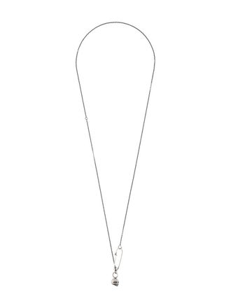 Werkstatt München collier à pendentif tête de mort - Argent