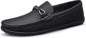 Generic Mocassins décontractés pour homme - Mocassins classiques à enfiler pour un usage quotidien, Noir, 41 1/3 EU
