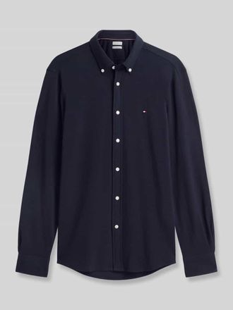 Tommy Hilfiger Slim Fit Freizeithemd mit Logo-Stickerei
