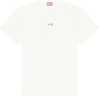 Diesel Homme, Tops, Blanc, Taille: XL T-Norm-IOD T-Shirt