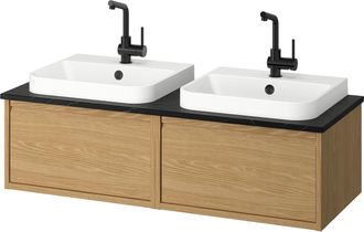 IKEA ÄNGSJÖN / BACKSJÖN Waschbeckenschr./2Waschb./2Mischba