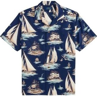 Polo Ralph Lauren Chemise manches courtes imprim&eacute;e en coton