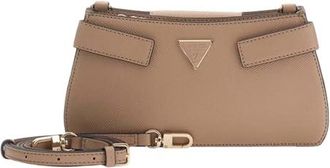 Guess sac &agrave; &eacute;paule bandouli&egrave;re Serenova Mini Crossbody Bag Pale Mocha taupe
