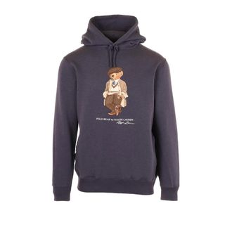 Polo Ralph Lauren Blauer Pullover mit Kapuzen&auml;rmelb&auml;r - - Sweatshirts & Hoodies - Herren - Blau - XL