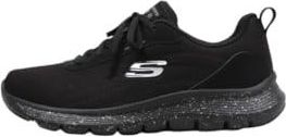Skechers Flex Appeal 5.0 Fresh Trek Chaussures pour Femme, Bordure en Maille Noire, 38 EU