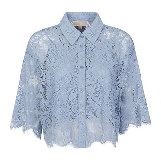Michael Kors Femme, Blouses et Chemises, Bleu, Taille: 38 FR Chemises