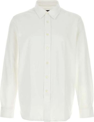 Brioni Homme, Chemises, Blanc, Taille: S Cotton Shirt