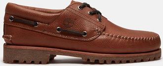 Timberland Handgen&auml;hter Timberland Road Trip 3-Eye Lug Bootsschuh f&uuml;r Herren in Braun/Dunkelgrau, Herren, Braun, Gr&ouml;&szlig;e