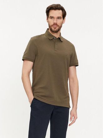 Tommy Hilfiger Poloshirt 1985 MW0MW17770 Khakifarben Regular Fit