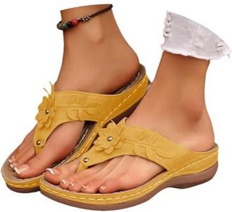 Generic Sandales orthop&eacute;diques pour femme avec soutien de la vo&ucirc;te plantaire, sandales compens&eacute;es confortables pour femme 2026, chaussures d&eacute;t&eacute; d&eacute;contract&eacute;es 