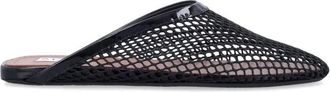 Alaia Alaia Slipper & Pantoletten - Fishnet Flat Mules - Gr. 37 (EU) - in Grau - f&uuml;r Damen