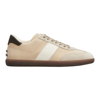 Tod's Homme, Chaussures, Beige, Taille: 43 1/2 EU Tabs Baskets
