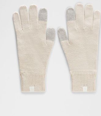 lululemon Warm Revelation Handschuhe - Gr&ouml;&szlig;e XL in Heathered Bone