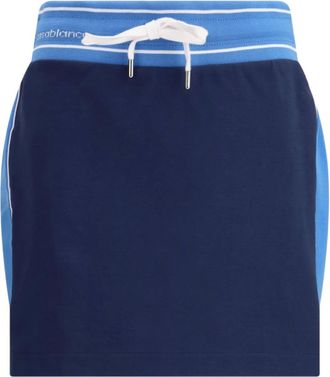 Casablanca Femme, Jupes, Bleu, Taille: 38 FR Punto Mini Skirt