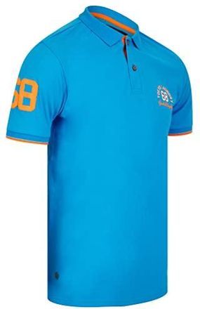 Tokyo Laundry Polo en piqu&eacute; de coton Parkersburg pour homme, Sportif - Bleu, L