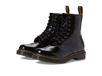 Dr. Martens 27774001 1460 Amphibians Female Black Distressed Patent 39
