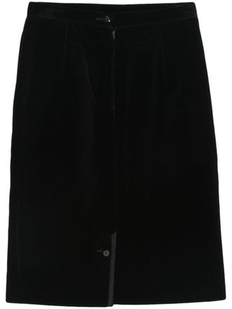 Valentino Garavani jupe crayon (années 1980) - Noir