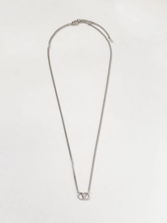 Valentino Garavani VLogo Signature Halskette aus verchromtem Messing