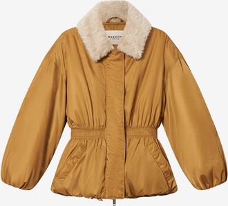 Isabel Marant Manteau Selja - Femme - Ocre - Taille 34 - Marant &Eacute;toile