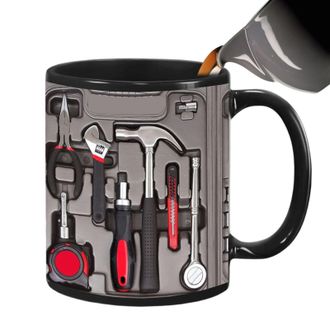 Generico Neuartige mechanische Tasse: Kaffeetasse und Wasser, 450 ml, lustiges Design f&uuml;r Workshops, Kaffeetassen f&uuml;r Morgen, Abend, Zuhause, K&uuml;che, Reisen, Ar