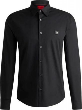 HUGO BOSS Homme, Chemises, Noir, Taille: XL Chemise cintr&eacute;e