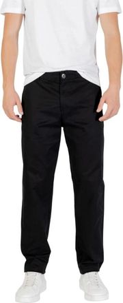 A|X Armani Exchange Homme, Pantalons, Noir, Taille: W36 Pantalon Stretch en M&eacute;lange de Coton