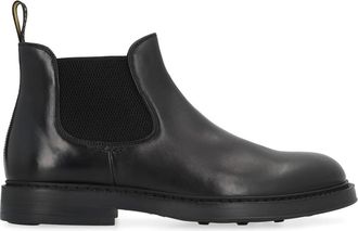 Doucal's Homme, Chaussures, Noir, Taille: 43 EU Bottes Chelsea en Cuir Classiques