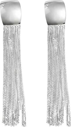 Federica Tosi Femme, Accessoires, Gris, Taille: ONE Size Earring Julie Long