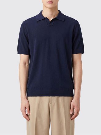KANGRA Polo &agrave; manches courtes en tricot de soie et cachemire