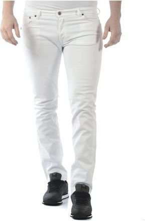 Daniele Alessandrini Homme, Jeans, Blanc, Taille: W34 Jeans Slim-fit