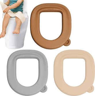 Generic Toilettenbadabdeckung - 3 Pack Plush Seat Cushion, Elastic Washable Bathroom Pad, Durable Accessories Set | Protector for Elderly Care Public Faciliti