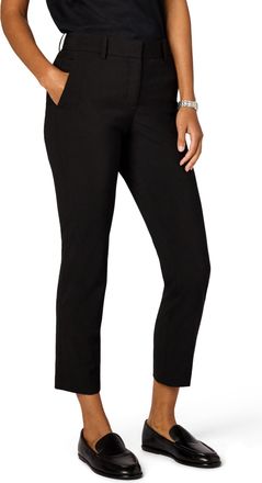 Theory Damen Treeca Pant Lässige Business-Hose, Schwarz, 34