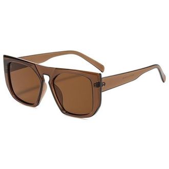 Generic Lunettes De Soleil Carr&eacute;es &Agrave; Grande Monture For Hommes Et Femmes, Tendance, For Lext&eacute;rieur, Les Vacances D&eacute;placements(Orange)
