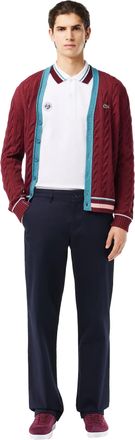 Lacoste Roland Garros Edition Poloshirt f&uuml;r Herren (Wei&szlig;)