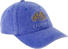 Maison Labiche Casquette en coton brood&eacute;