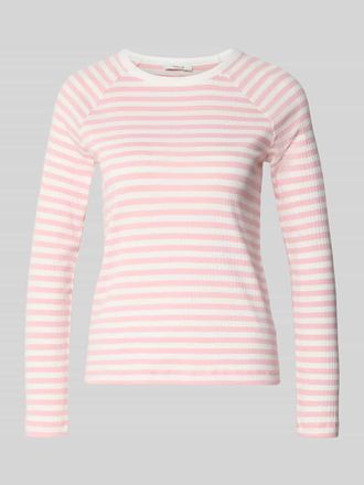 OPUS Slim Fit Longsleeve mit Rundhalsausschnitt Modell Sorka