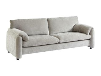 Vente-Unique Sofa 3-Sitzer - Stoff - Grau - OPRALIO