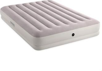 Intex 64179 - Luftmatratze Doppelbett Dura-Beam Prestige Mid-Rise, Aufblasbare Matratze mit Ventil, Geeignet für 2 Person, PVC, Mehrfarbig, 152x203x30 cm