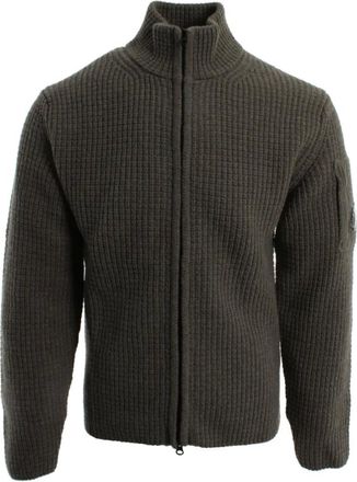 C.P. Company C.p. Company, Homme, Pulls, Gris, Taille: 2XL Zip Cardigan