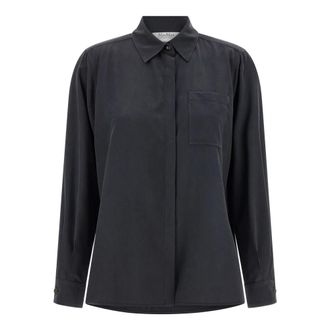 Max Mara Damen, Blusen & Hemden, Grau, XSGr&ouml;&szlig;e