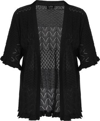 Usha Strickjacke Frauen Schwarz
